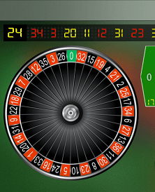 Single zero roulette wheel game
